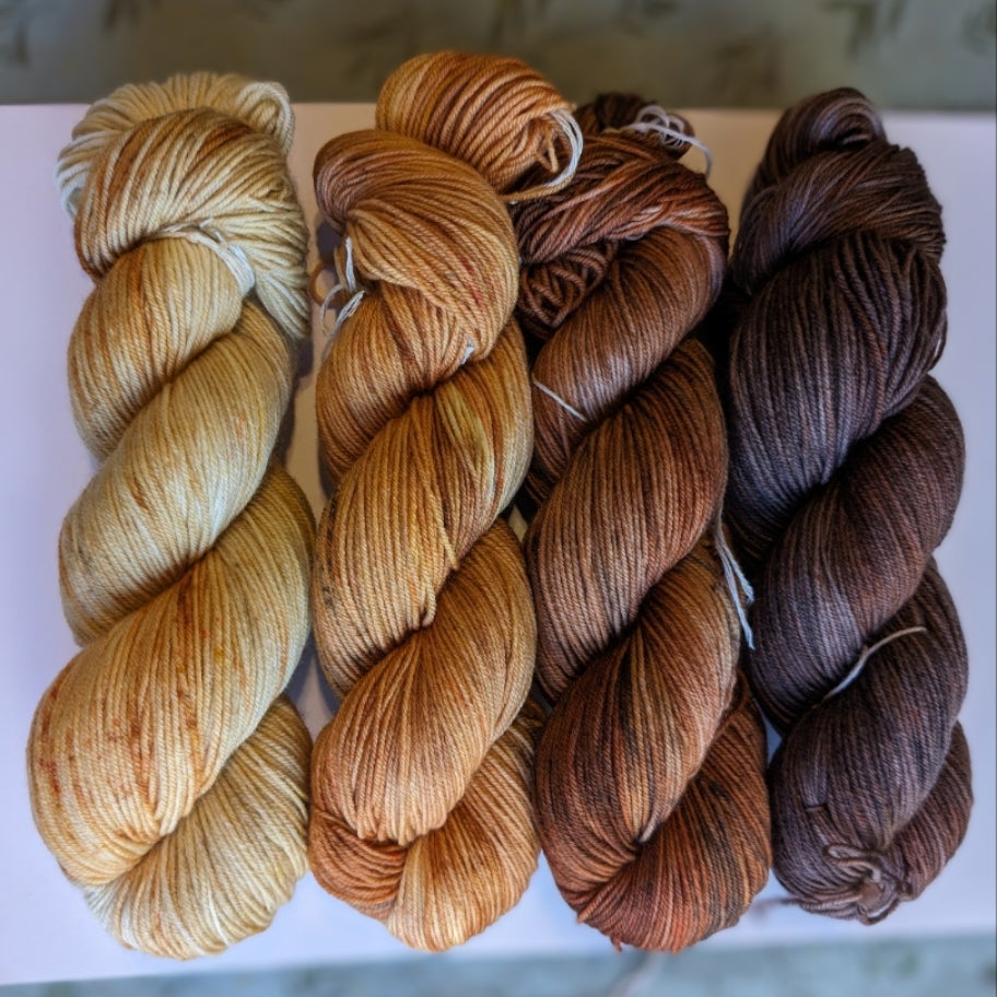 Gradient Set - Desert Sandstorm | Bronze Bee Fibre & Yarn